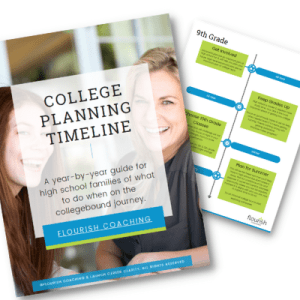 College Planning Timeline - Flourish Coaching